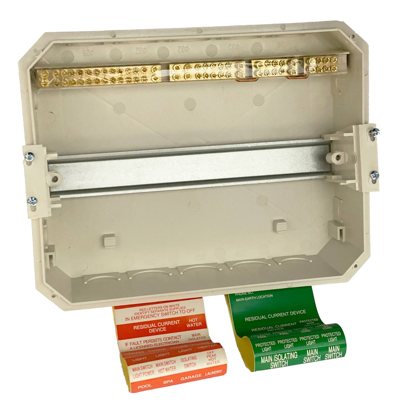 CROWN ELECTRICAL PRODUCTS 12 Pole Switchboard – Recessed Mounted – IP40 ...