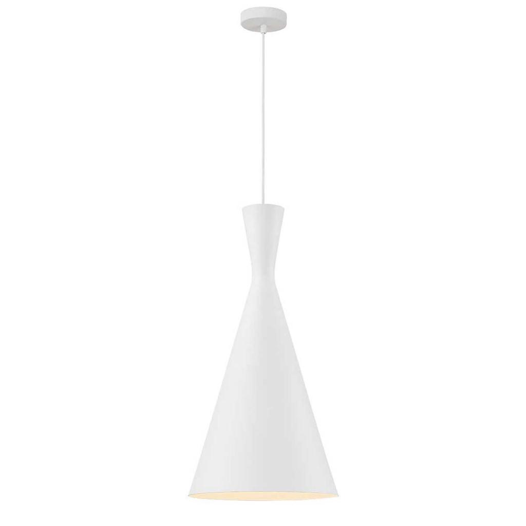 LV Luce White & Gold Retro Ceiling Single Suspended Pendant Geometric ...